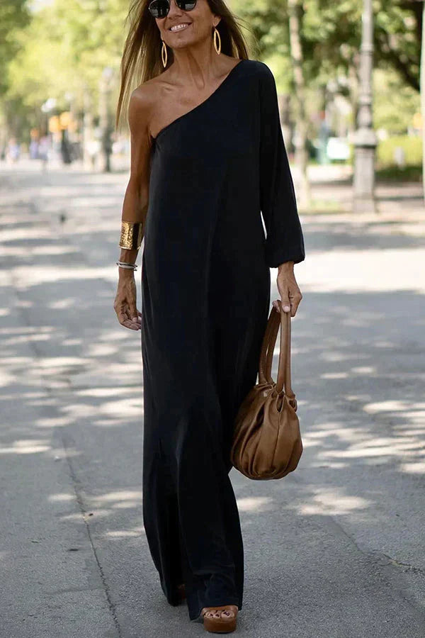 DENICE - ASYMMETRICAL MAXI DRESS – Lucas & Grace