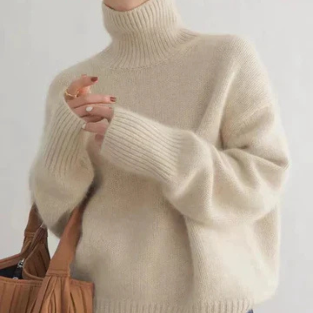Amaya | Luxe Cashmere Turtleneck Sweater – Lucas & Grace